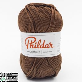 Phildar Phil Coton 3 Chocolat |Online bij de Breiboerderij!